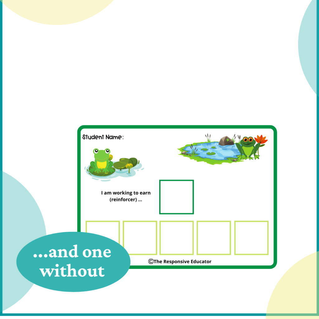 Frogs Token Board | Made By Teachers