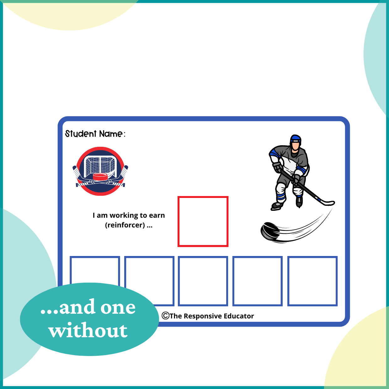 Hockey Token Board | Made By Teachers