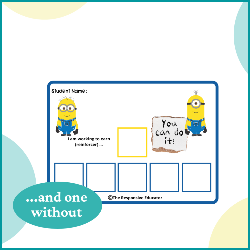 Minions Token Board | Made By Teachers