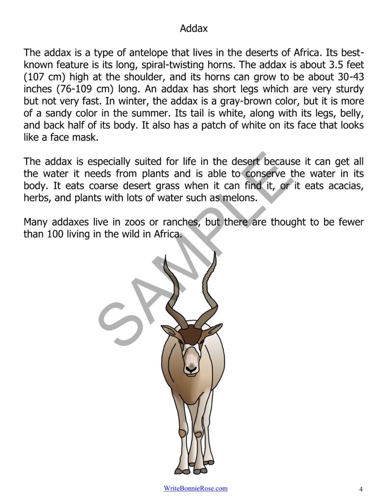 Endangered Animal Facts Color & Copy | Made By Teachers