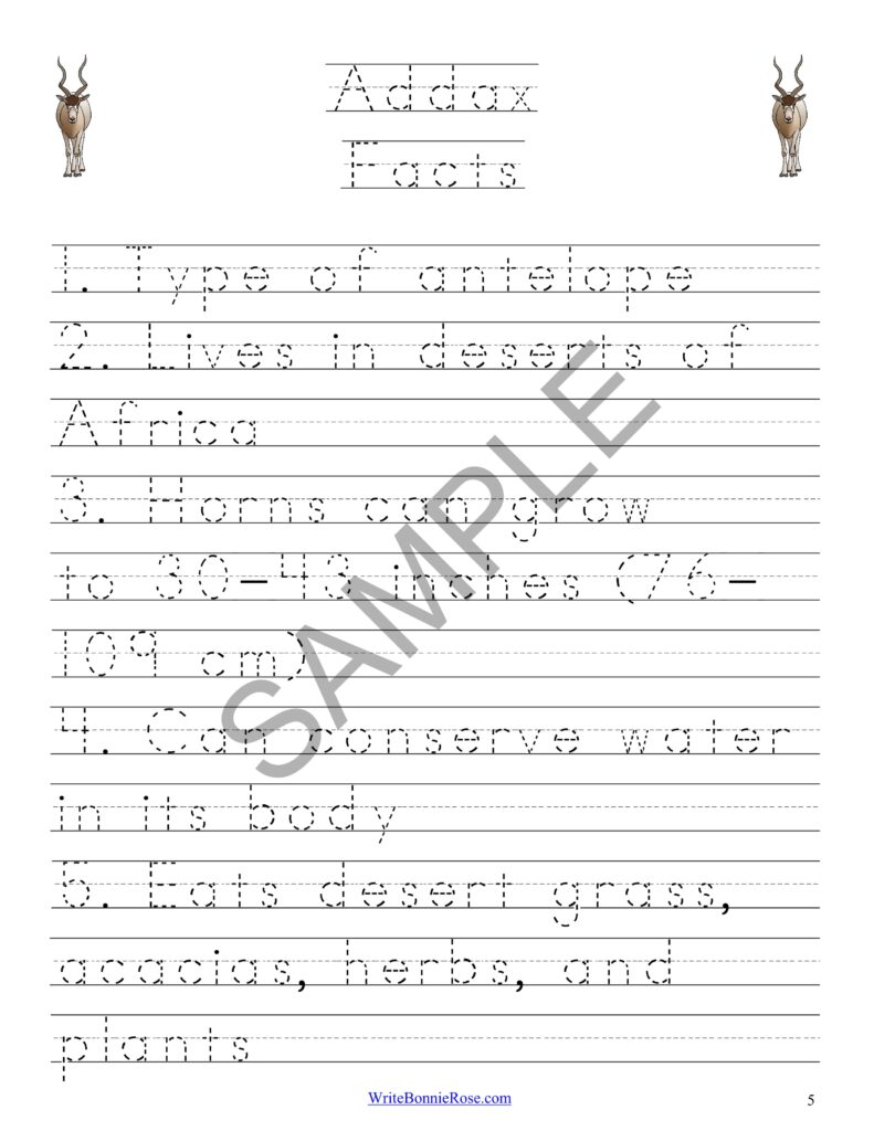 Endangered Animal Facts Color & Copy | Made By Teachers