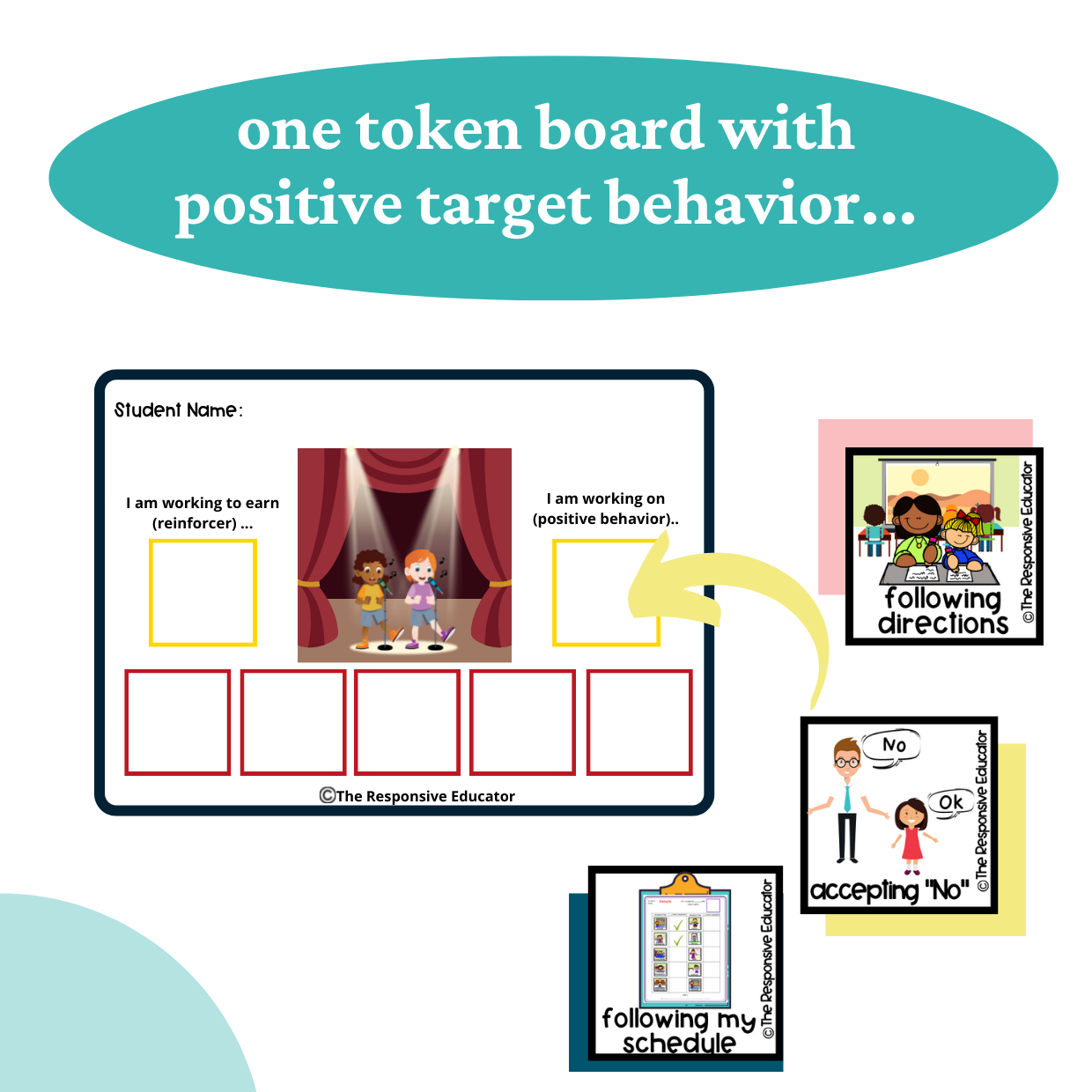 Singers Token Board | Made By Teachers