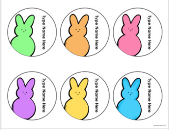 Easter Spring Peeps Door Display Bulletin Board Decoration EDITABLE ...