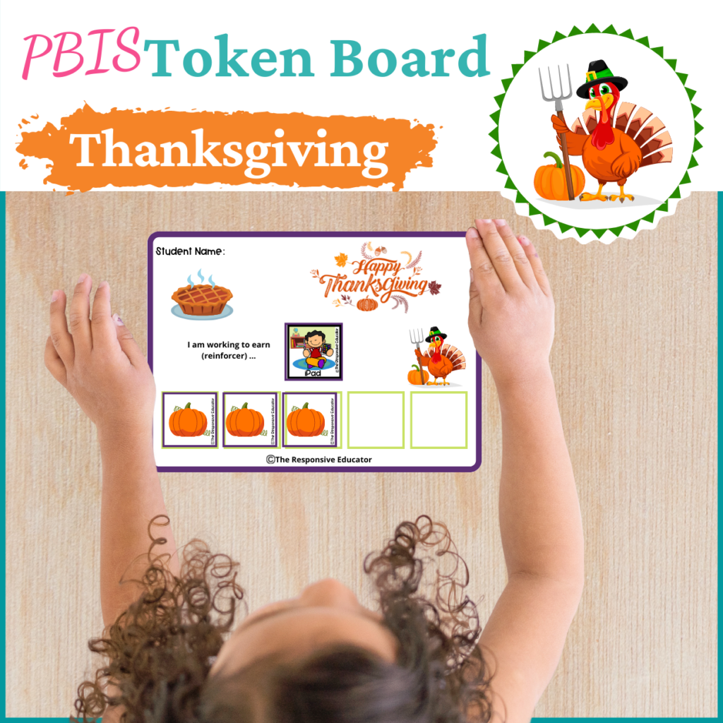 Thanksgiving Token Board | Made By Teachers