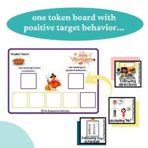 Thanksgiving Token Board | Made By Teachers