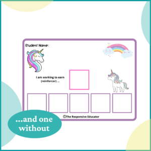 Unicorns Token Board | Made By Teachers