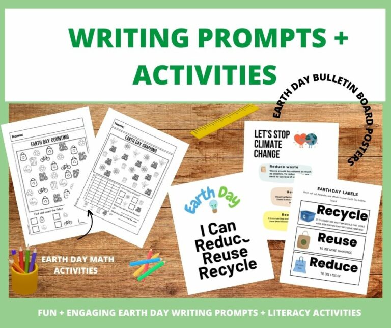 Earth Day Activities for First and Second Grades, Earth Day Math ...