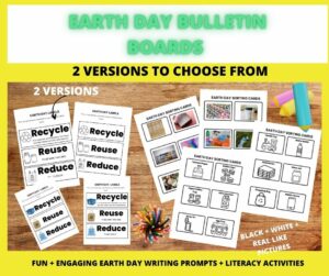Earth Day Activities for First and Second Grades, Earth Day Math ...