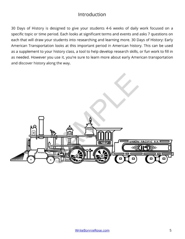 30 Days of History: Early American Transportation | Made By Teachers