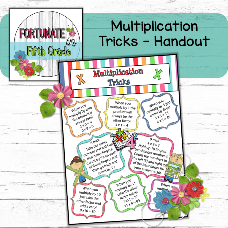 Multiplication Tricks - Handout | Made By Teachers