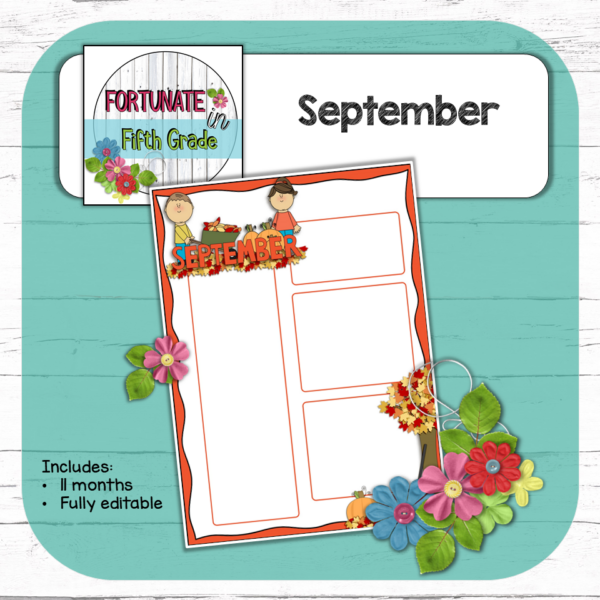 Editable Monthly Newsletter Templates - Bundle | Made By Teachers