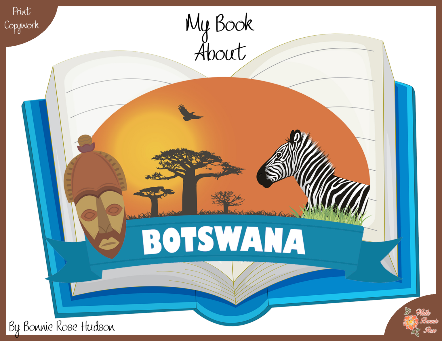 My Book About Botswana with Print Copywork | Made By Teachers