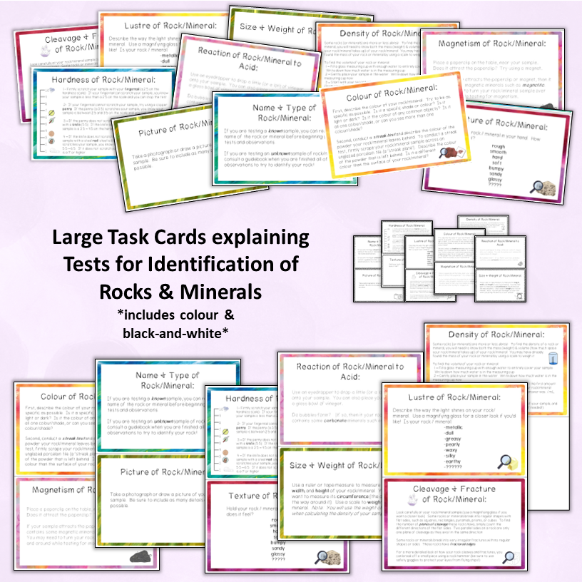 Identifying Rocks and Minerals - Testing Properties Kit | Made By Teachers