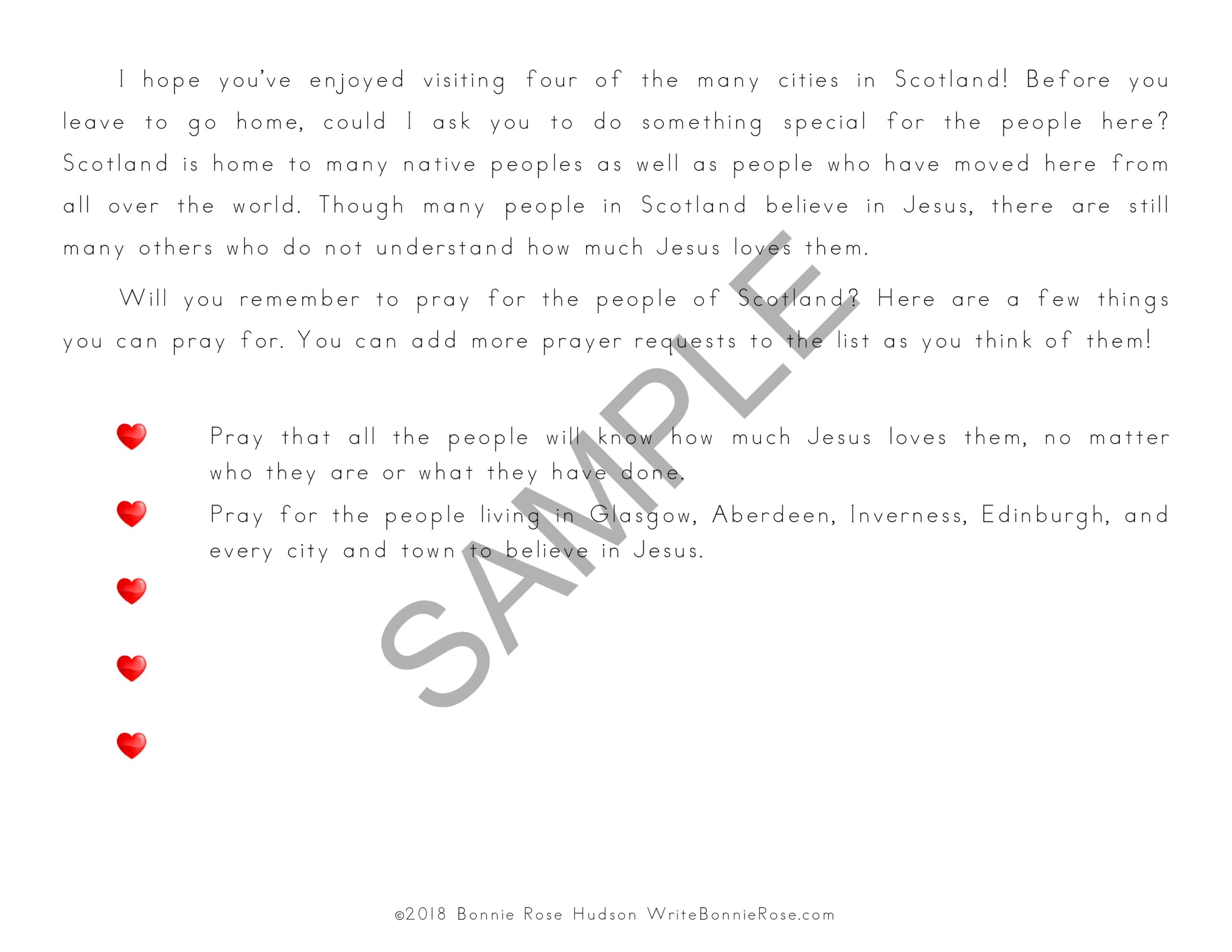 My Book About Scotland with Cursive Copywork | Made By Teachers