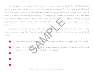 My Book About South Africa with Print Copywork | Made By Teachers