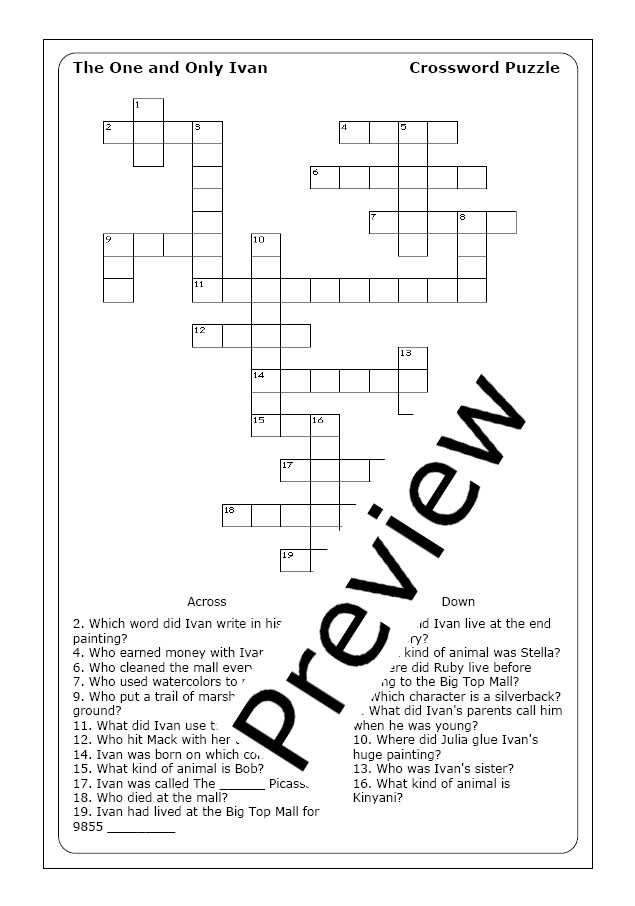 Katherine Applegate "The One and Only Ivan" worksheets | Made By Teachers