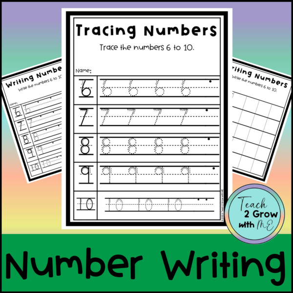 St. Patrick's Day NO PREP Counting Sets Count and Color Worksheets 6-10 ...