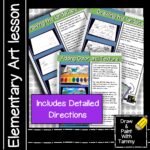 Elementary Art Lesson Jungle Landscape Drawing And Painting Art ...