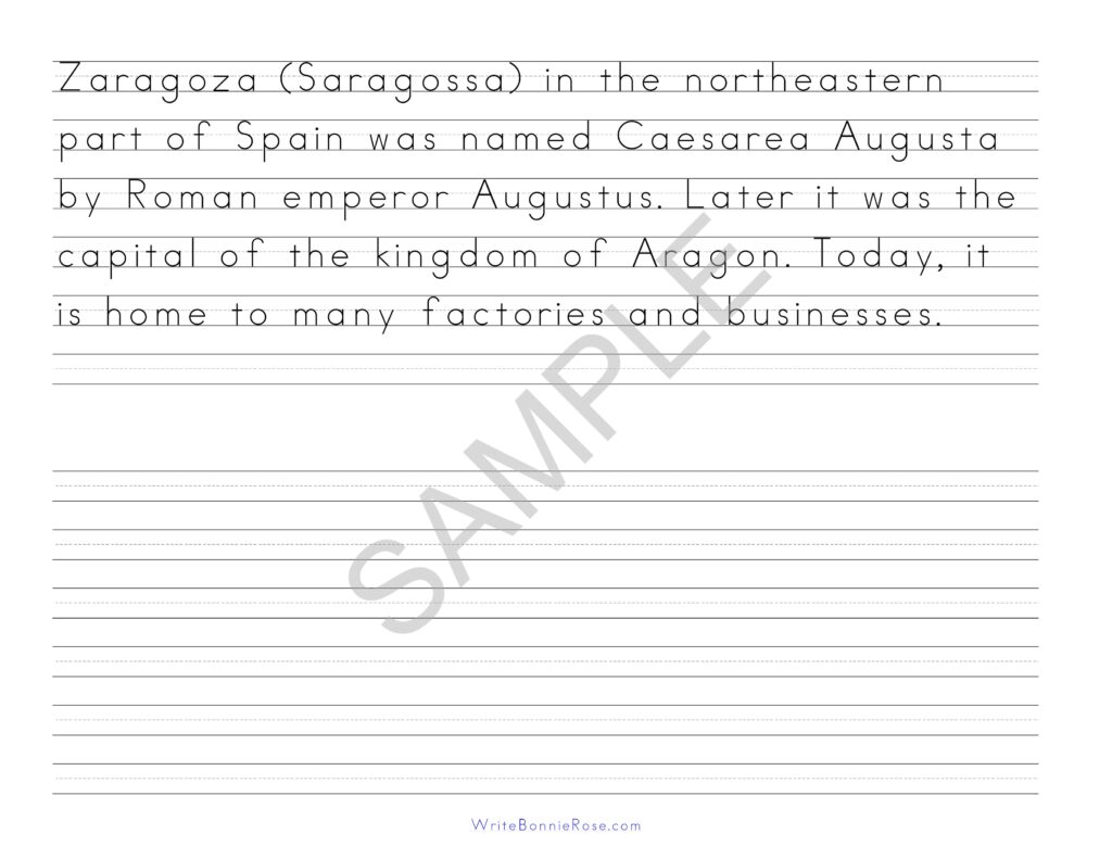 My Book About with Print Copywork: Set 1 | Made By Teachers