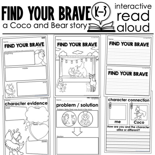 Find Your Brave a Coco + Bear Story Interactive Read Aloud | Sequencing ...