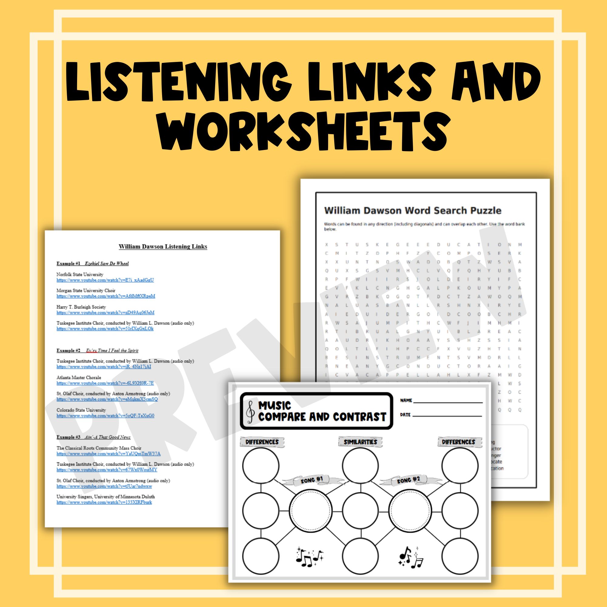 William Dawson, American Composer/Arranger- Unit Lesson- Black History ...