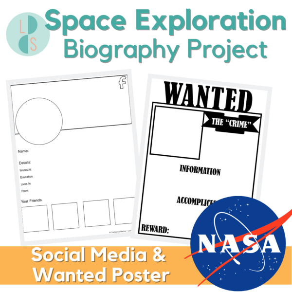 Space Race NASA 2-for-1 Biography Project | Made By Teachers