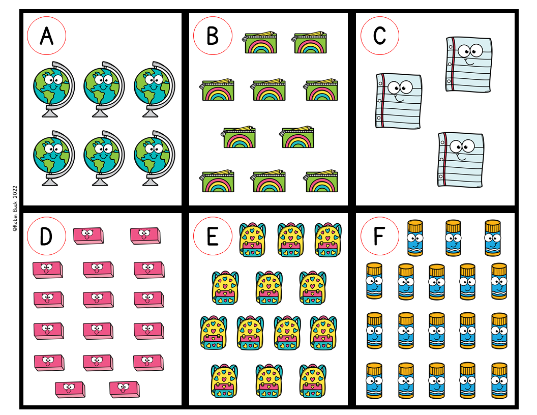 Count the Room for the Whole Year, #1-10, 1-20 | Made By Teachers