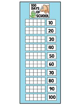 100 days of school wall chart | Made By Teachers