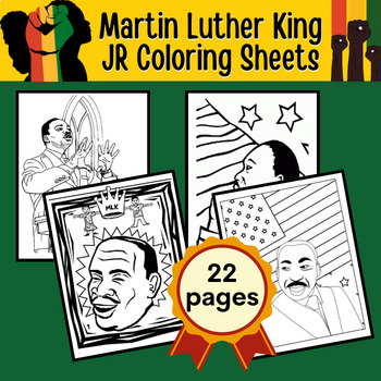 Martin Luther King JR Coloring Sheets | MLK Day Coloring Pages | Made ...
