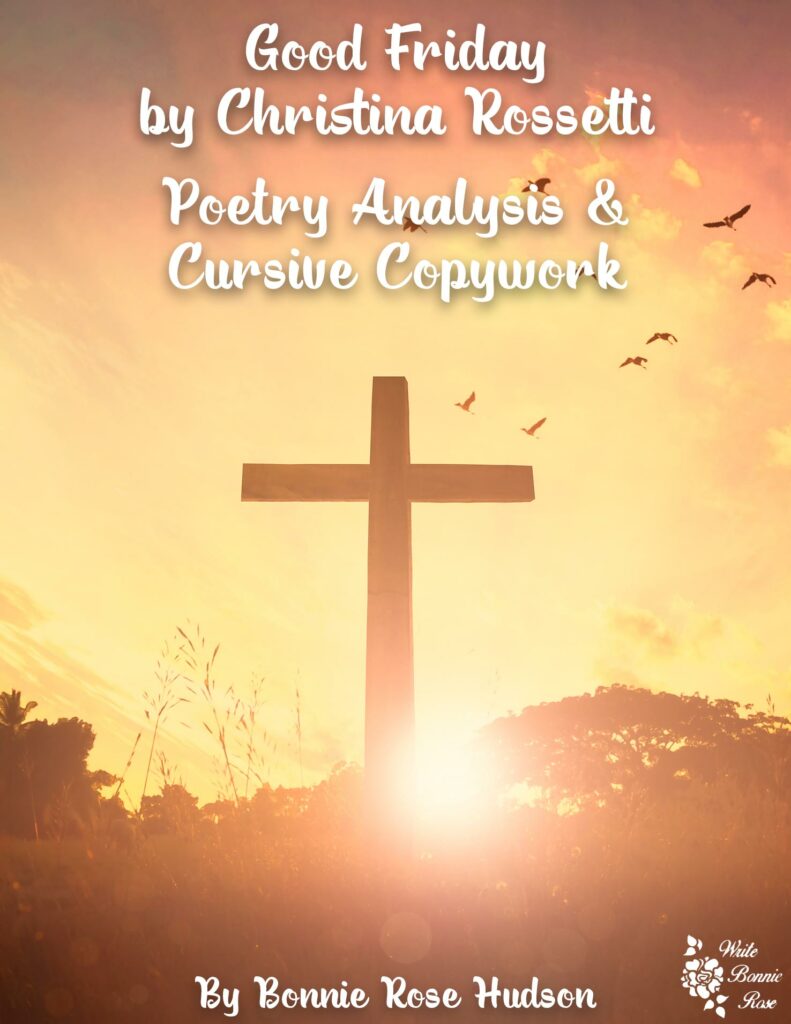 Good Friday Poetry Analysis and Cursive Copywork | Made By Teachers
