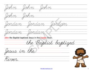 Handwriting Practice with New Testament Men of the Bible: Cursive ...