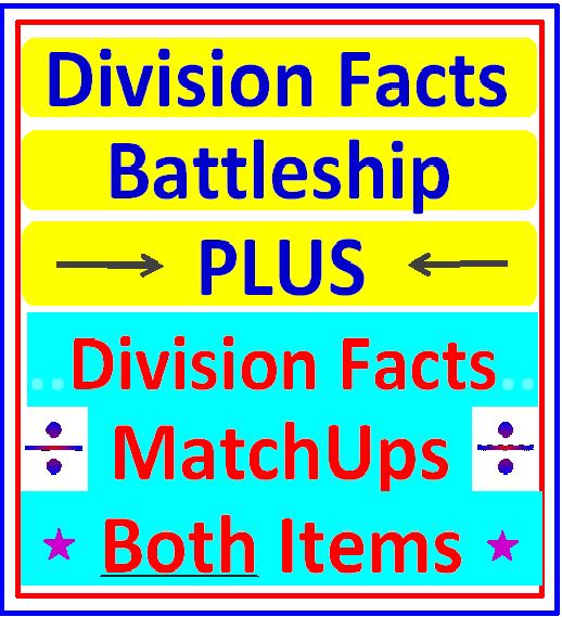 DivisioN Facts Battleship PLUS Division Facts MatchUps (Both Items ...