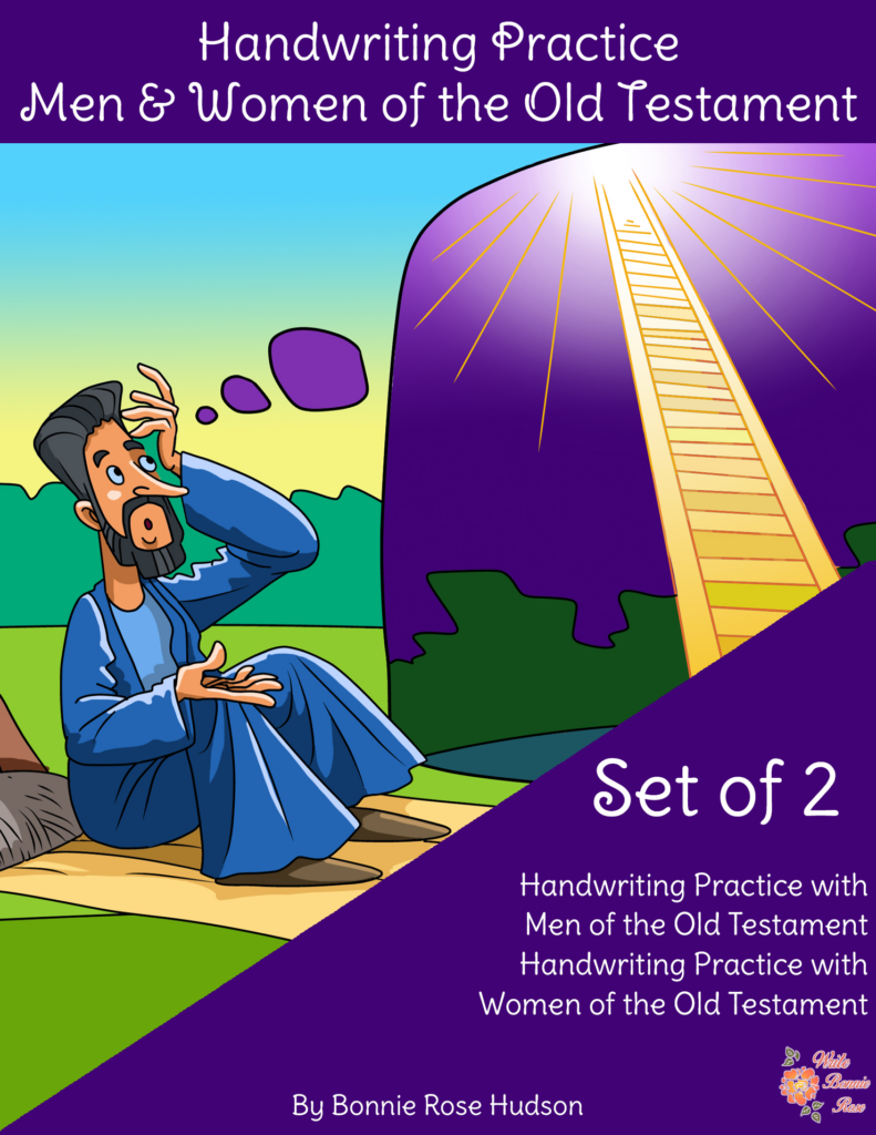 Handwriting Practice with Old Testament Men and Women of the Bible ...