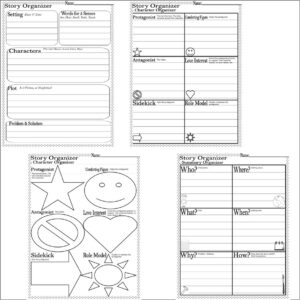 Graphic Organizer Creative Story Writing Guides | Made By Teachers