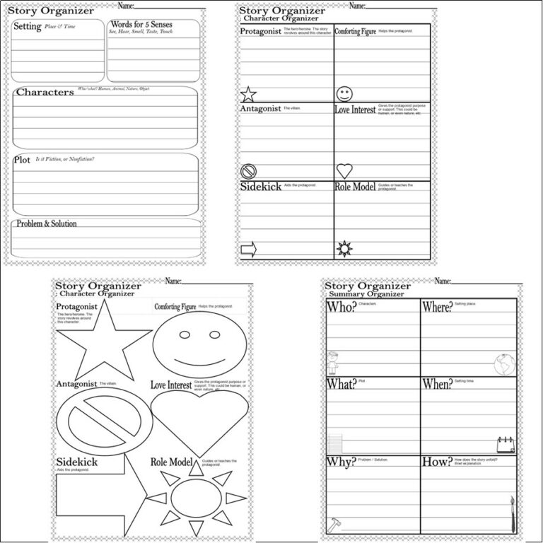 Graphic Organizer Creative Story Writing Guides | Made By Teachers