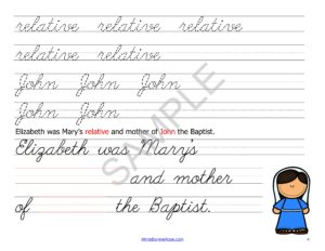 Handwriting Practice with New Testament Men and Women of the Bible ...