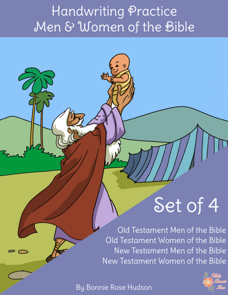 Handwriting Practice with Men and Women of the Bible: Print | Made By ...