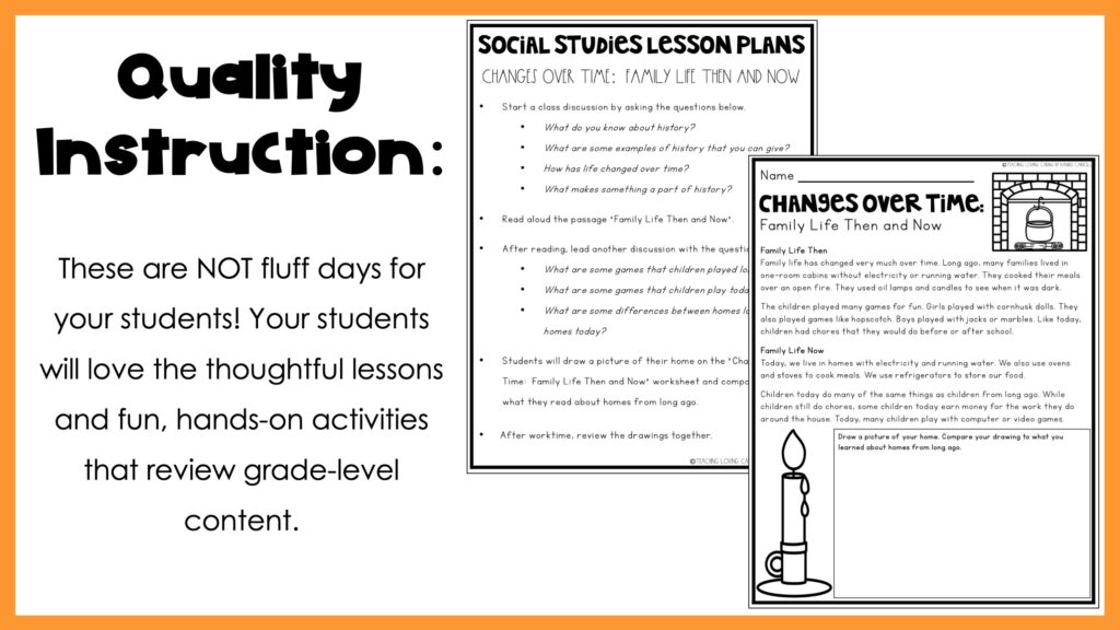 1st Grade Emergency Sub Plans | Made By Teachers