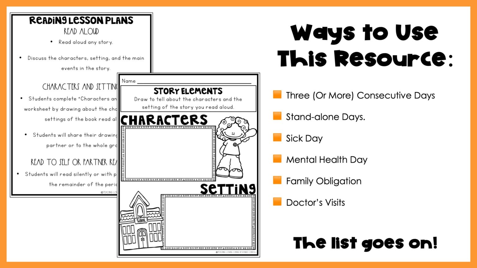 1st Grade Emergency Sub Plans | Made By Teachers