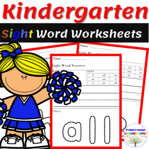 Kindergarten Sight Word Worksheets | Made By Teachers