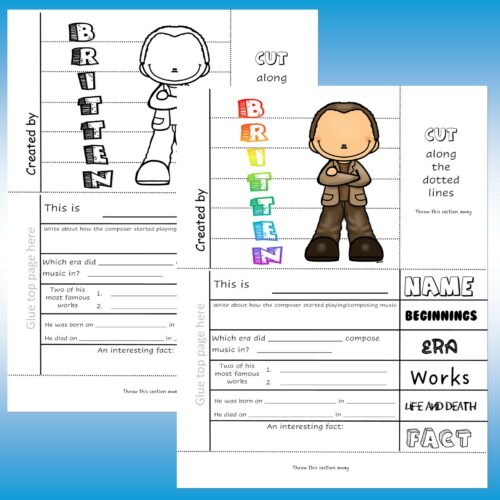 20th Century Composer Flipbook | Made By Teachers