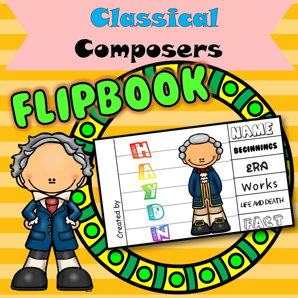 Classical Composer Flipbook | Made By Teachers