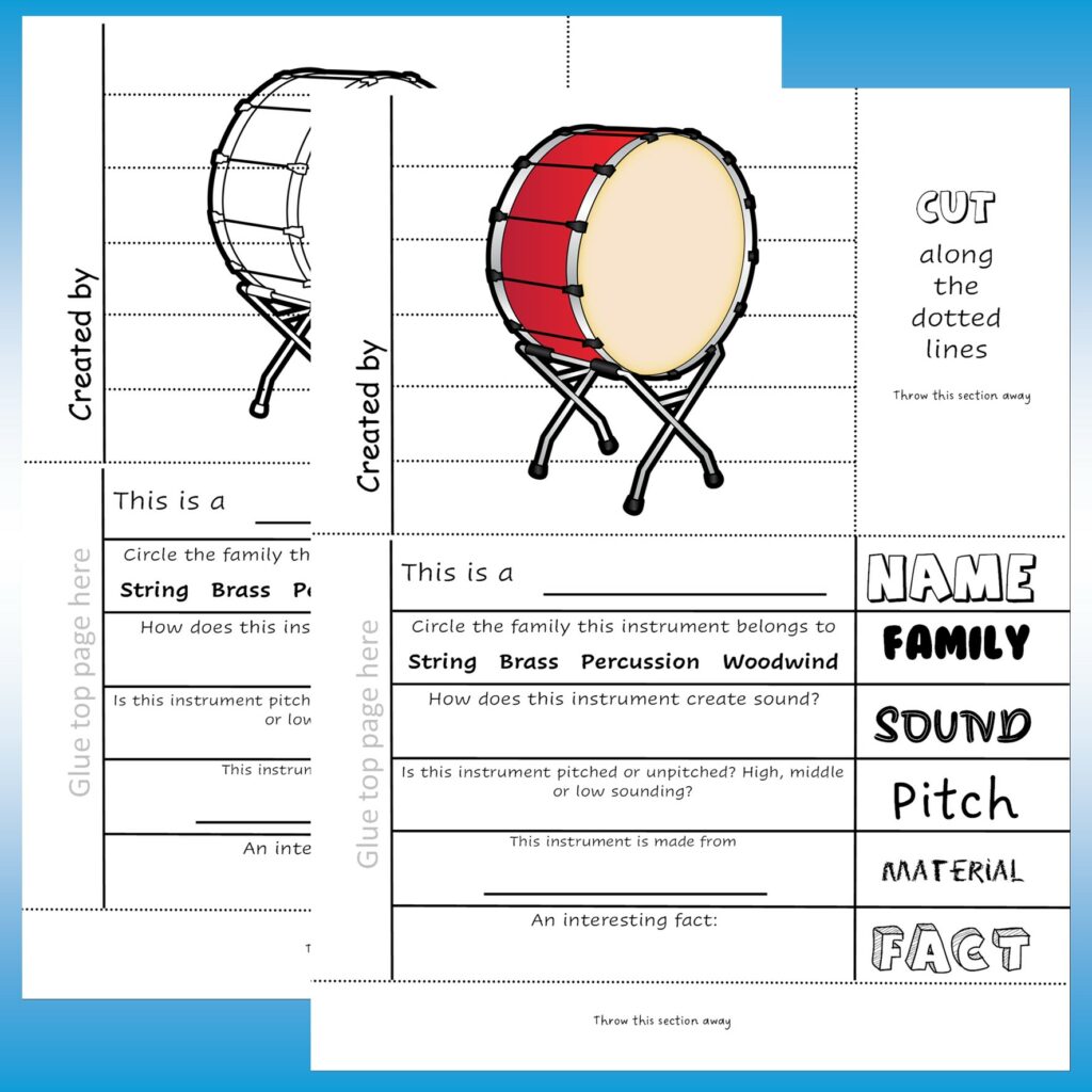 Orchestra Instrument Flipbook - 33 instruments | Made By Teachers