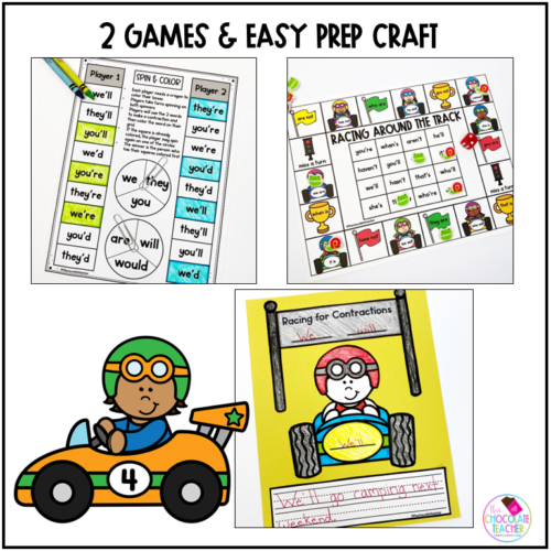 Contractions - Grammar Activities - Worksheets - Craft | Made By Teachers
