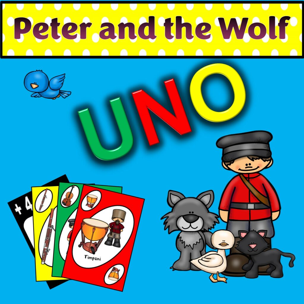 Peter and the Wolf UNO Game | Made By Teachers