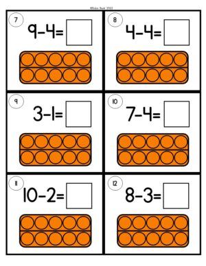 10 Frame Pop Its: Addition and Subtraction to 10 | Made By Teachers