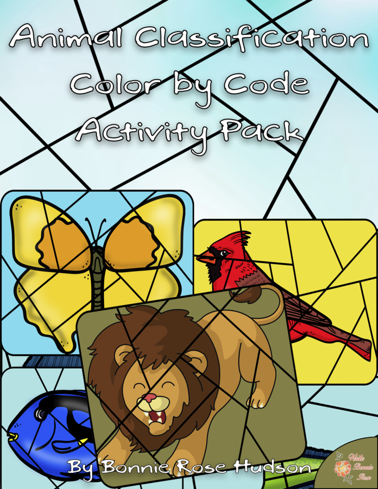 Animal Classification Color by Code Activity Pack | Made By Teachers