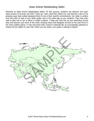 Asian Animals Notebooking Safari | Made By Teachers