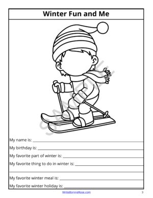 Winter Fun and Me | Made By Teachers