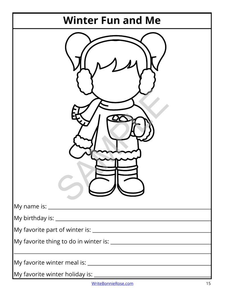 Winter Fun and Me | Made By Teachers